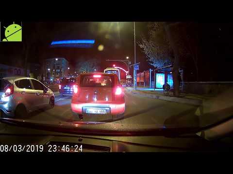 Blueskysea B1W Araç Kamerası Gece Çekimi 1080P Full HD Video Örnekleri