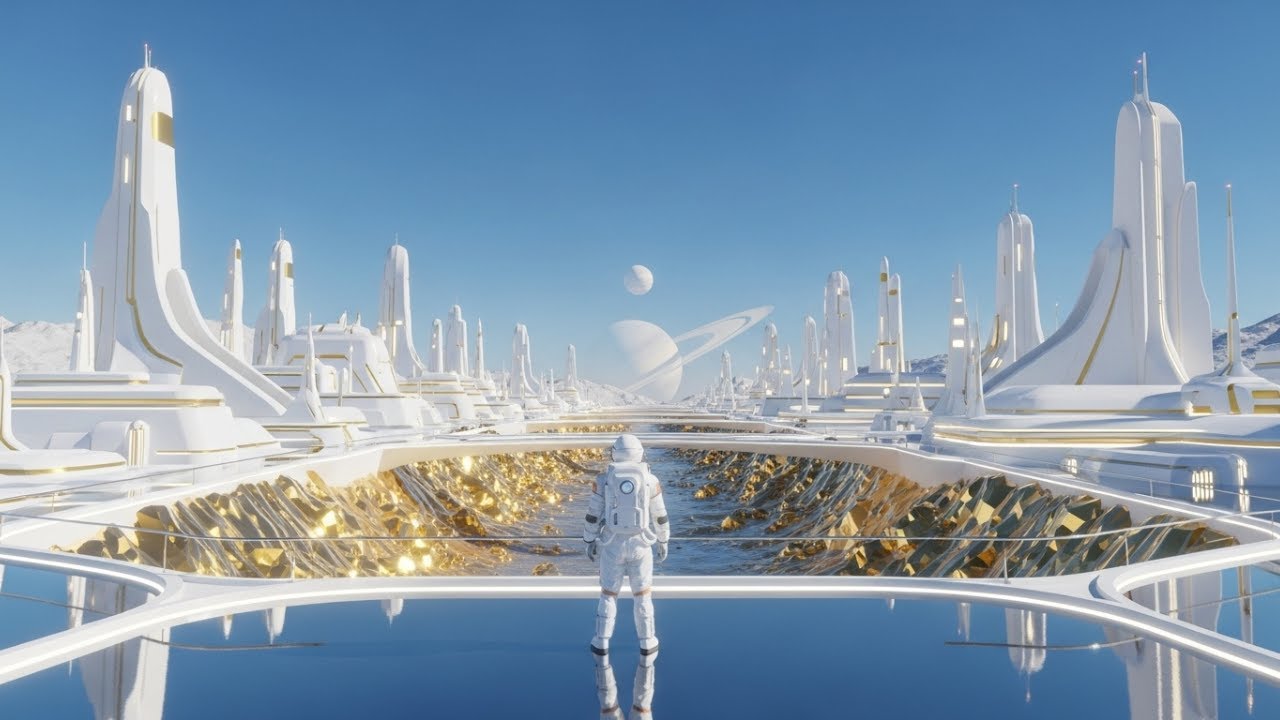 A City of Stillness Built 10,000 Years in the Future | Enceladus - YouTube