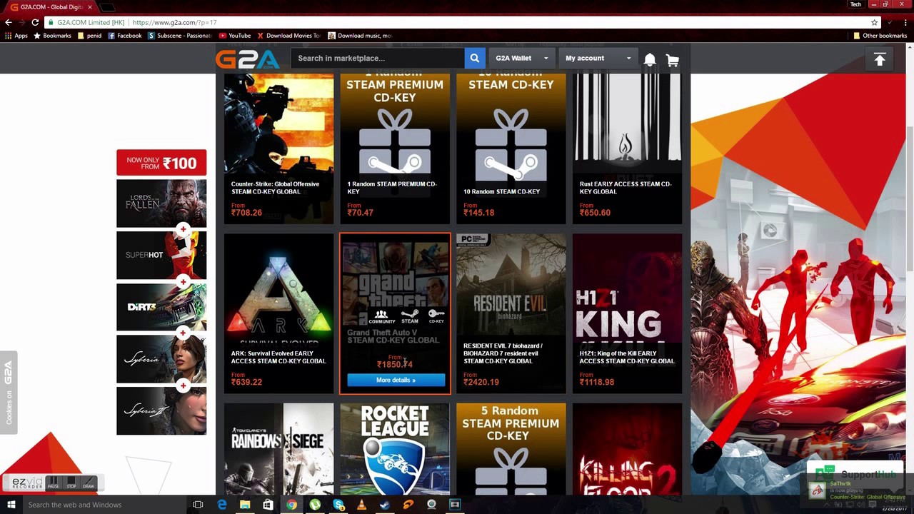 How To Buy Games Online Via G2A.COM - G2A Steam explore - YouTube