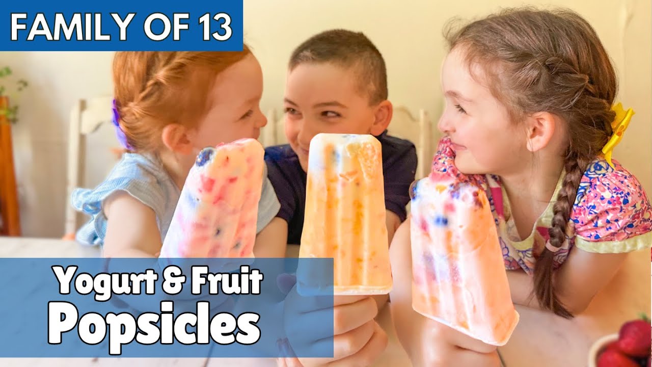 What My Children Eat For DESSERT | Healthy Popsicles - YouTube