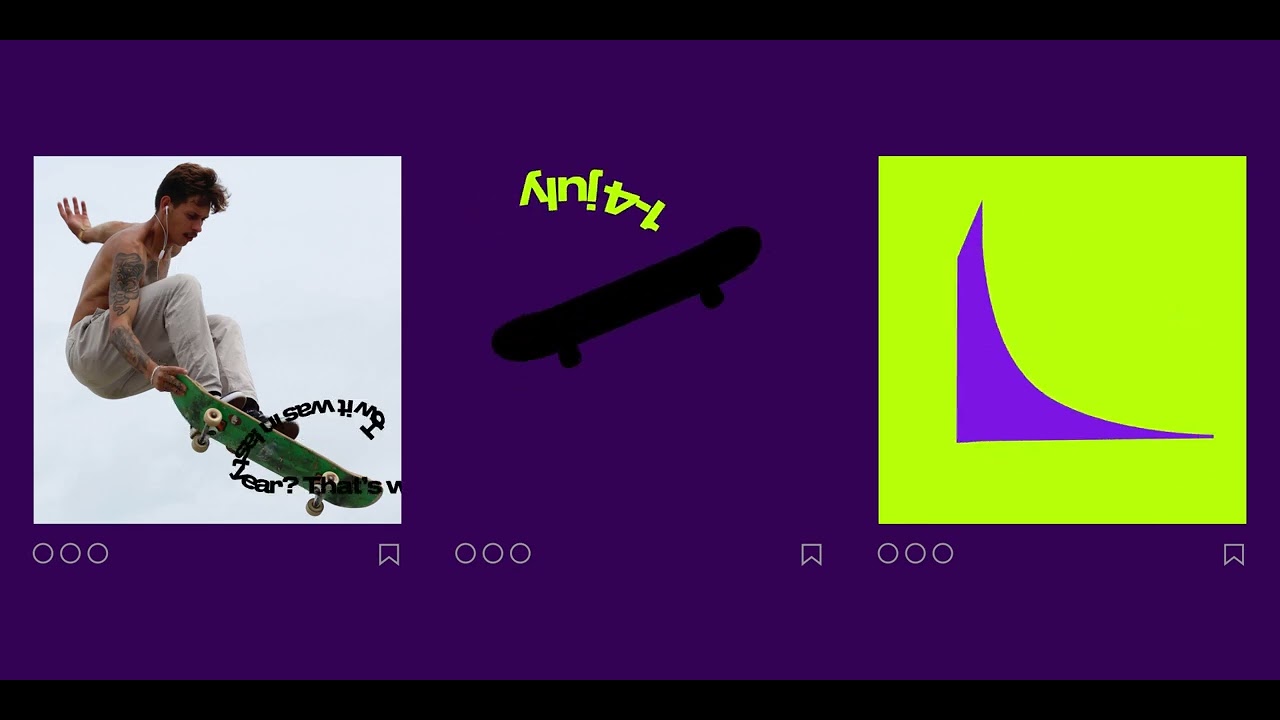 Like a Bullet. Social media posts animation - YouTube