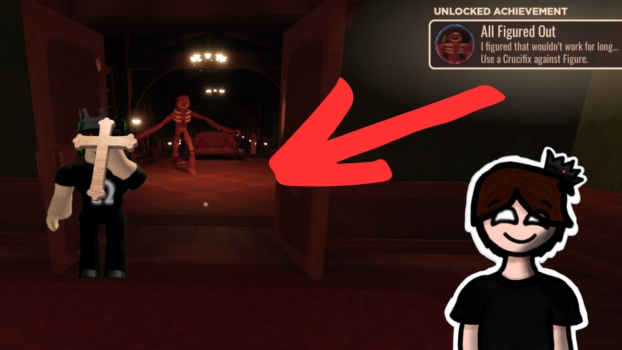 Using the Crucifix on Figure! | Roblox DOORS 👁️ - YouTube