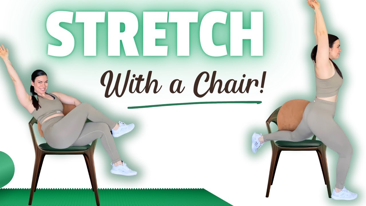15 MIN CHAIR STRETCH ROUTINE FOR FULL BODY RELAXATION || Beginner ...