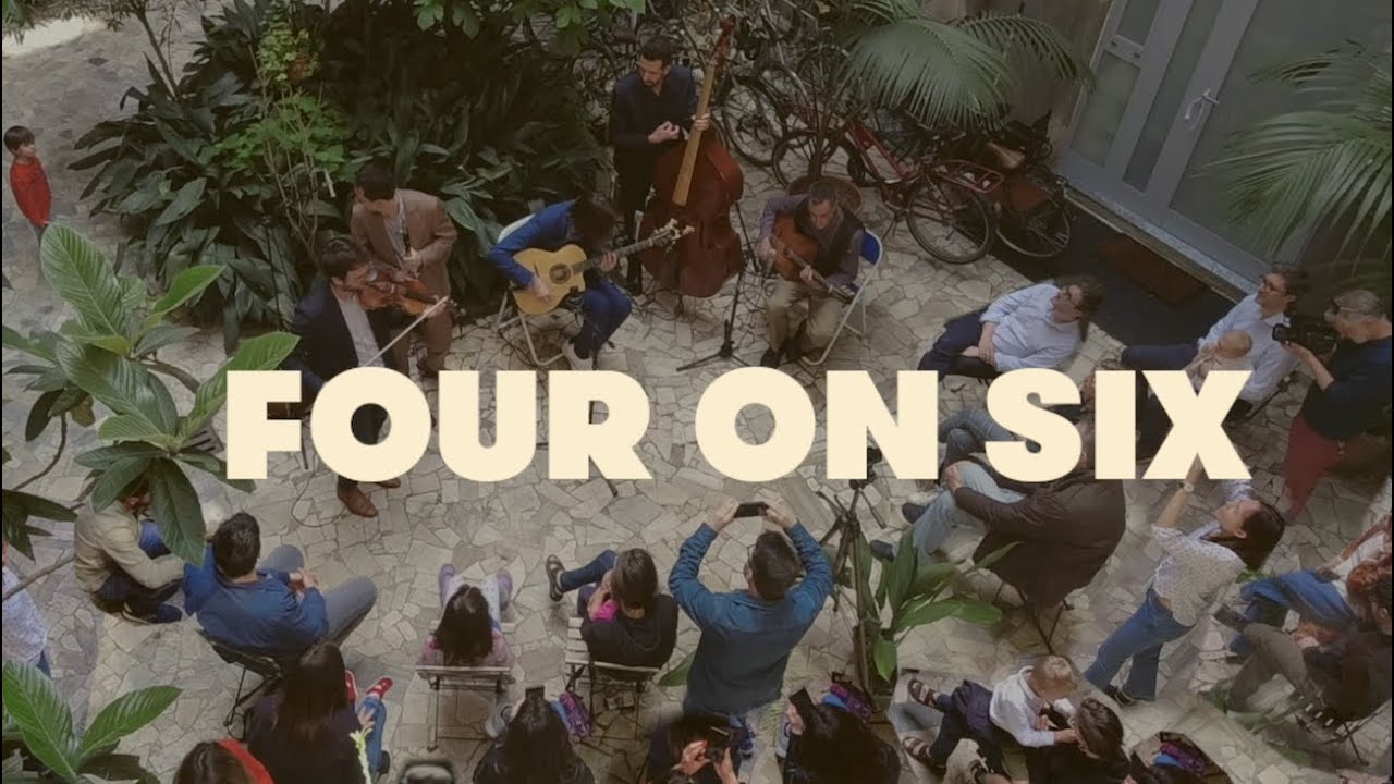 FOUR ON SIX band - live in the Courtyard - YouTube