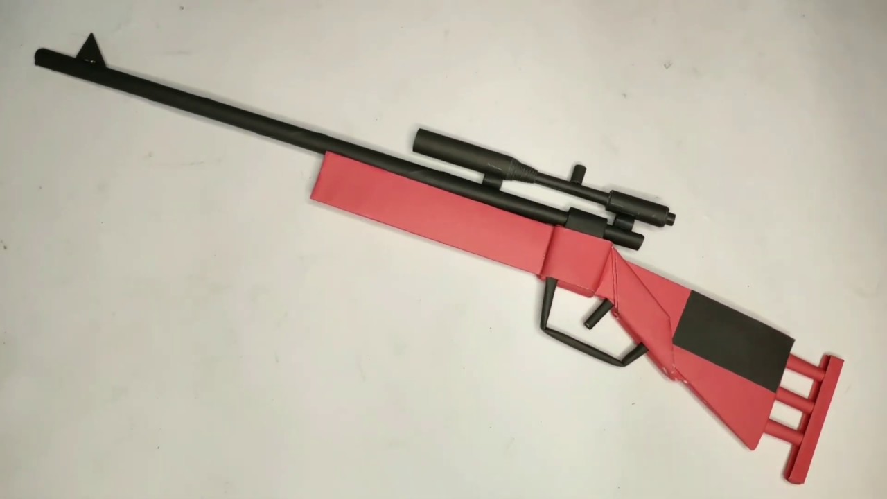 Diy Gun-M24 || How To Make A M24/কাগজ দিয়ে তৈরি M24/how to make a ...