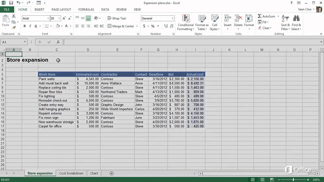 Microsoft Excel 2013 - Make the switch to Excel 2013 - How things are ...