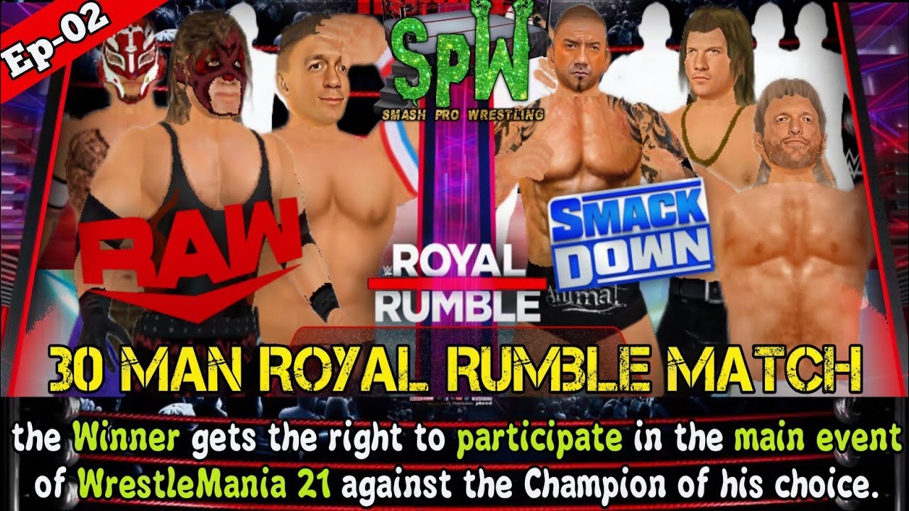 Ep2 Royal Rumble Match 2005 Batista, John Cena, Edge in Wr3d - YouTube
