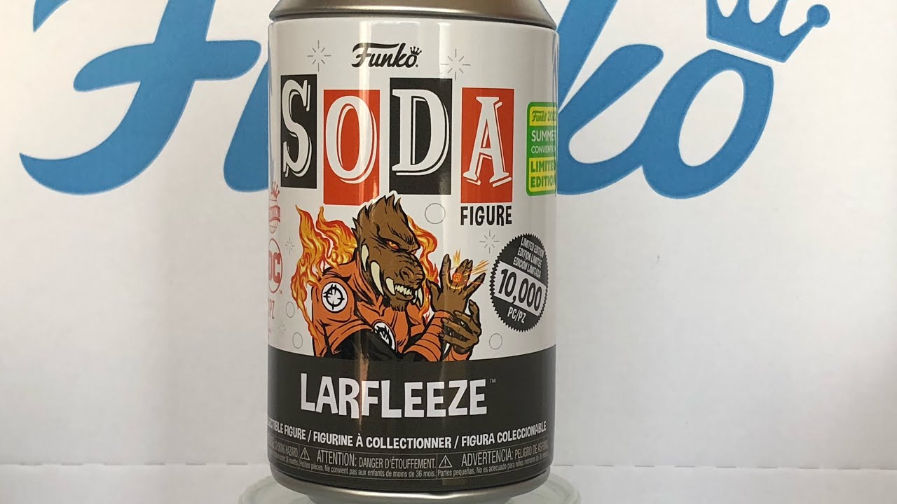 Larfleeze DC Funko Soda 2022 Summer Convention Exclusive - YouTube