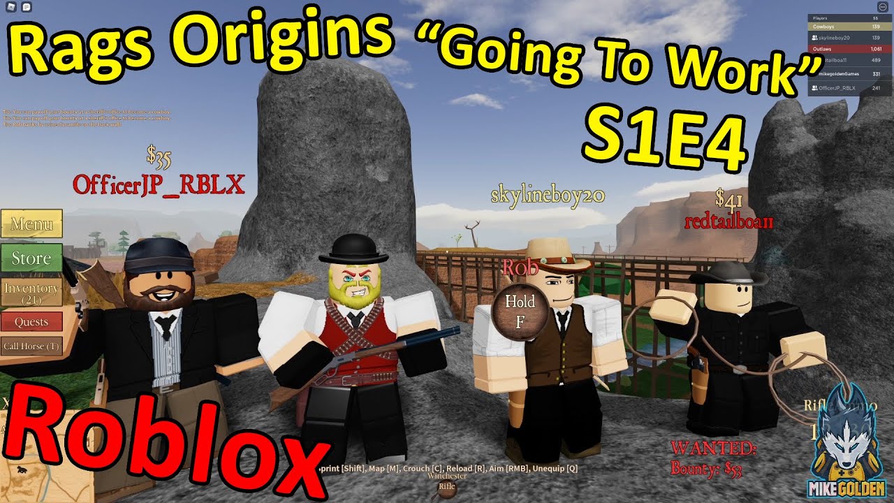 Rags Origins "Going To Work" S1E4 Westbound | Roblox Episode 34 - YouTube