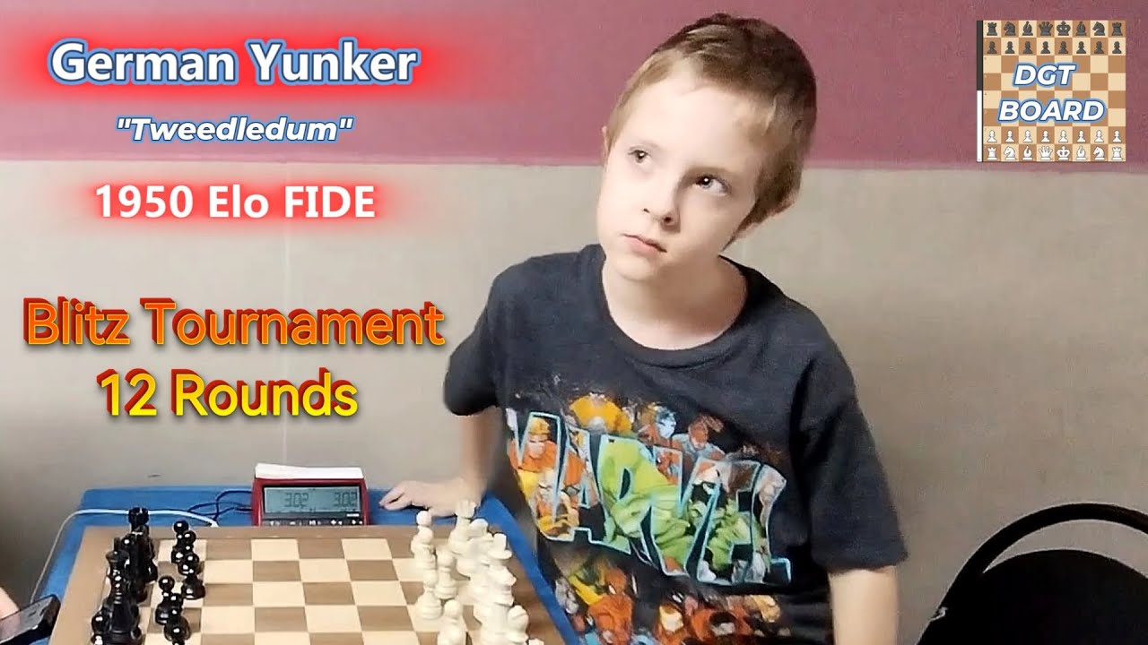 German Yunker (1950) - Blitz Tournament - 12 Rounds - YouTube