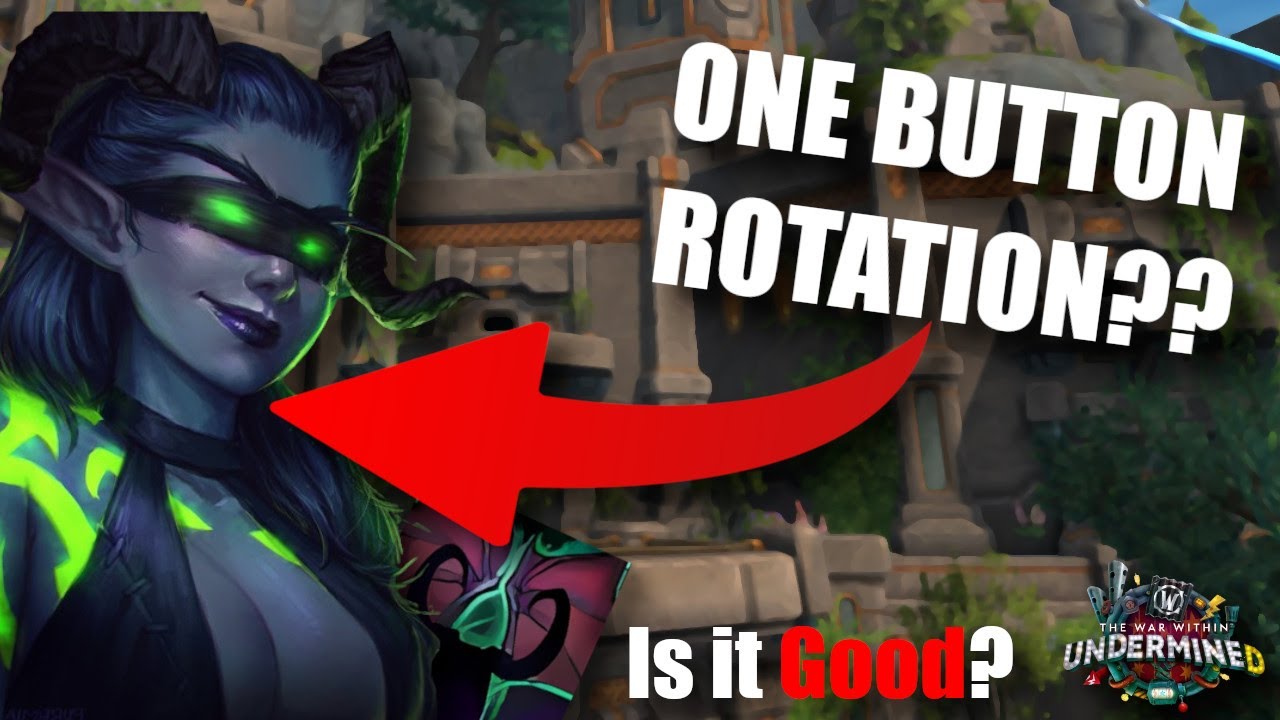 Is The ONE BUTTON ROTATION Good For Havoc Demon Hunter? - YouTube