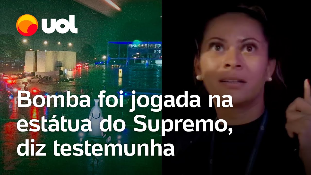 Explosão no STF: homem jogou bomba na estátua do Supremo, conta ...