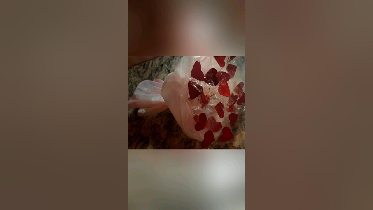 Я сделала букет из сердечек ️ #букет #сердечки #цветы #своимируками # ...