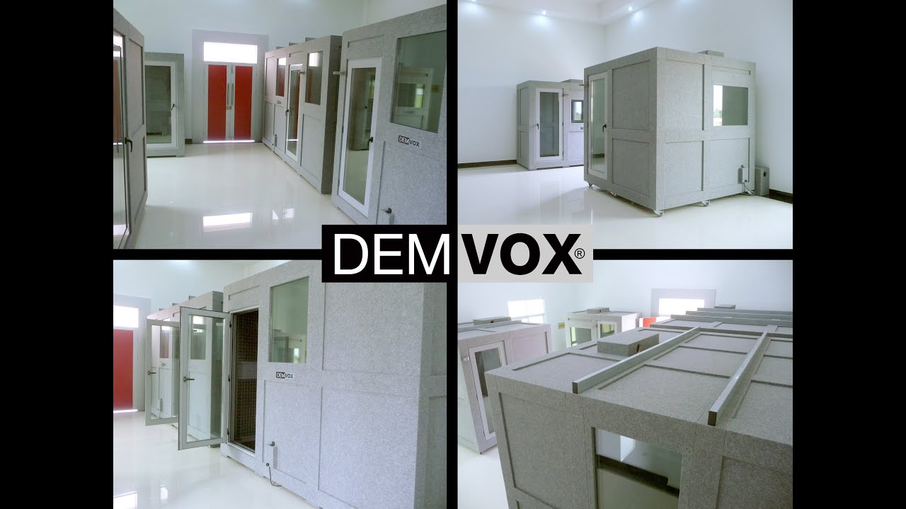 DEMVOX™ Sound Isolation Booths, DV Model, Glass Door, extra height ...