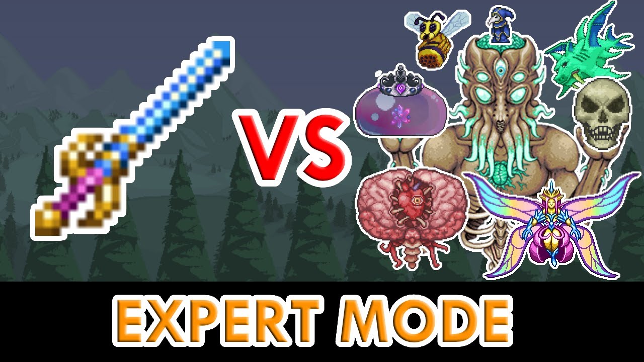 Terraria 1.4 - Starlight vs ALL Bosses (Expert Mode) - YouTube