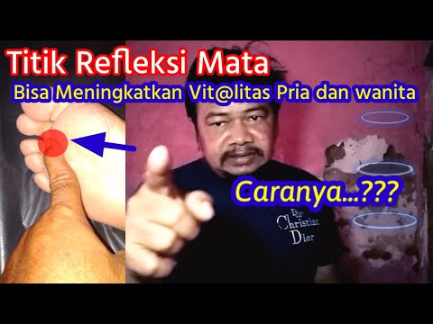Titik Refleksi Mata untuk meningkatkan vitalitas pria dan wanita