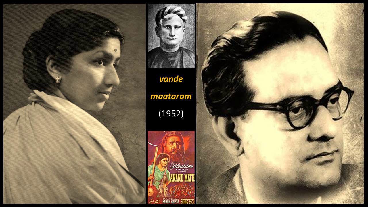 Lata Mangeshkar - Anand Math (1952) - 'vande maataram' - YouTube
