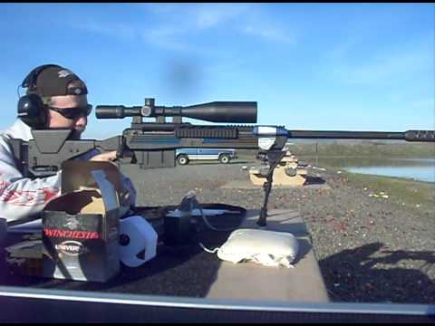 me shooting 300 yds with Savage 110 BA in 300 win mag - YouTube