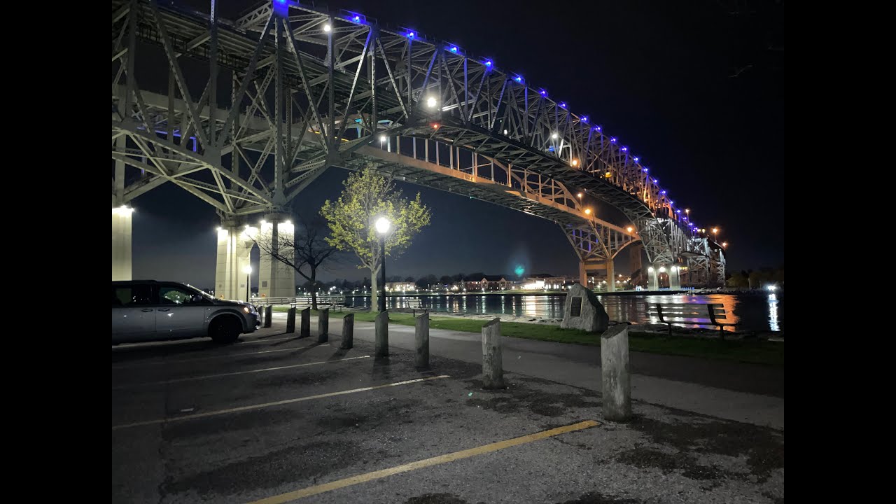SARNIA BLUE WATER BRIDGE, CANADA - YouTube
