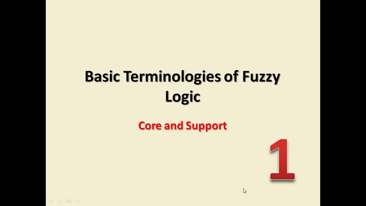 Basic Terminologies of Fuzzy Set- Core and Support - YouTube
