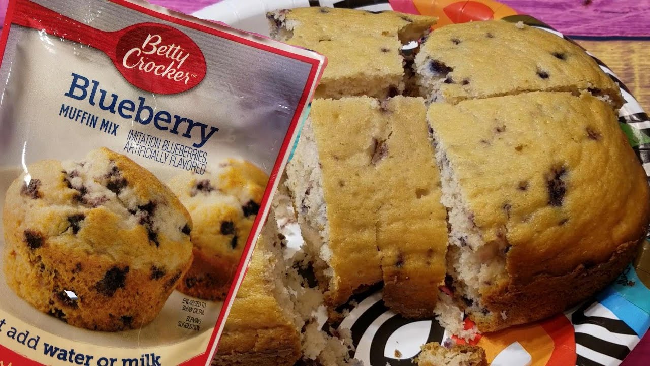 Bread Machine Bakes Blueberry Muffin Mix - YouTube