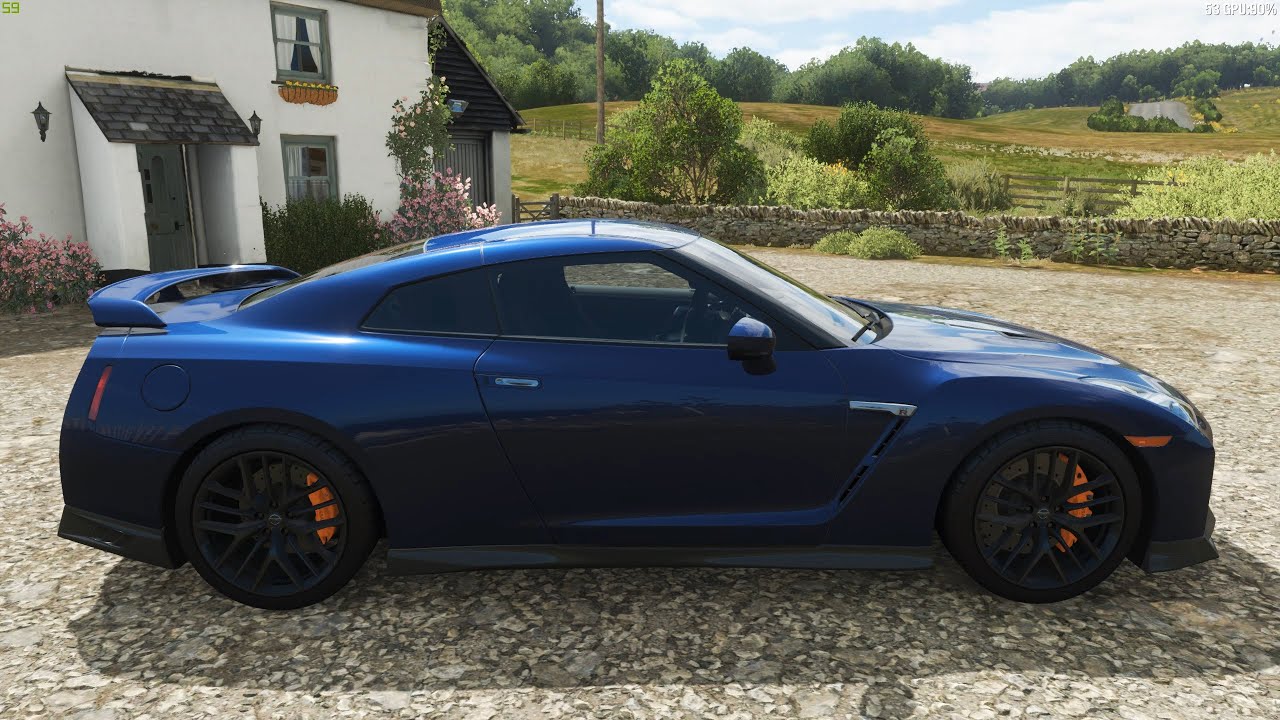 Forza Horizon 4 - 2017 Nissan GT-R - Car Show Speed Jump Crash Test ...