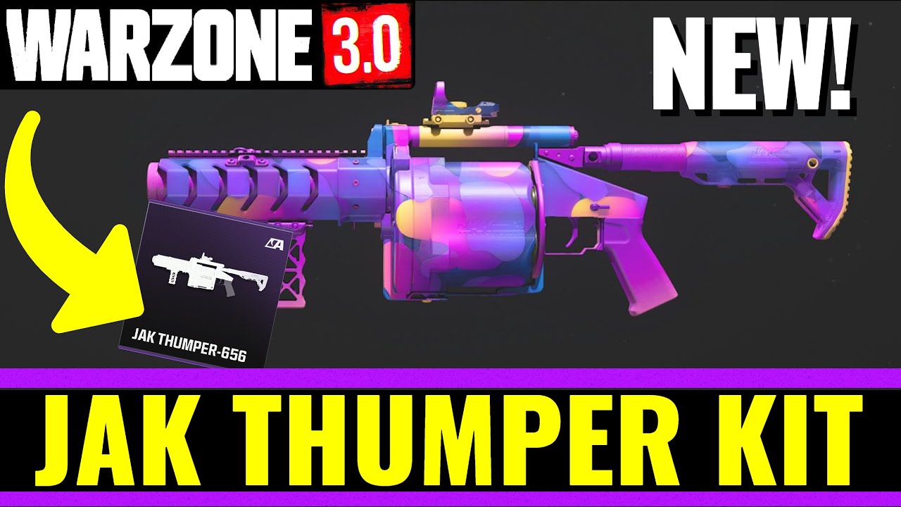 Warzone 3 NEW JAK THUMPER Kit RGL-80 Grenade Launcher & How To Unlock ...