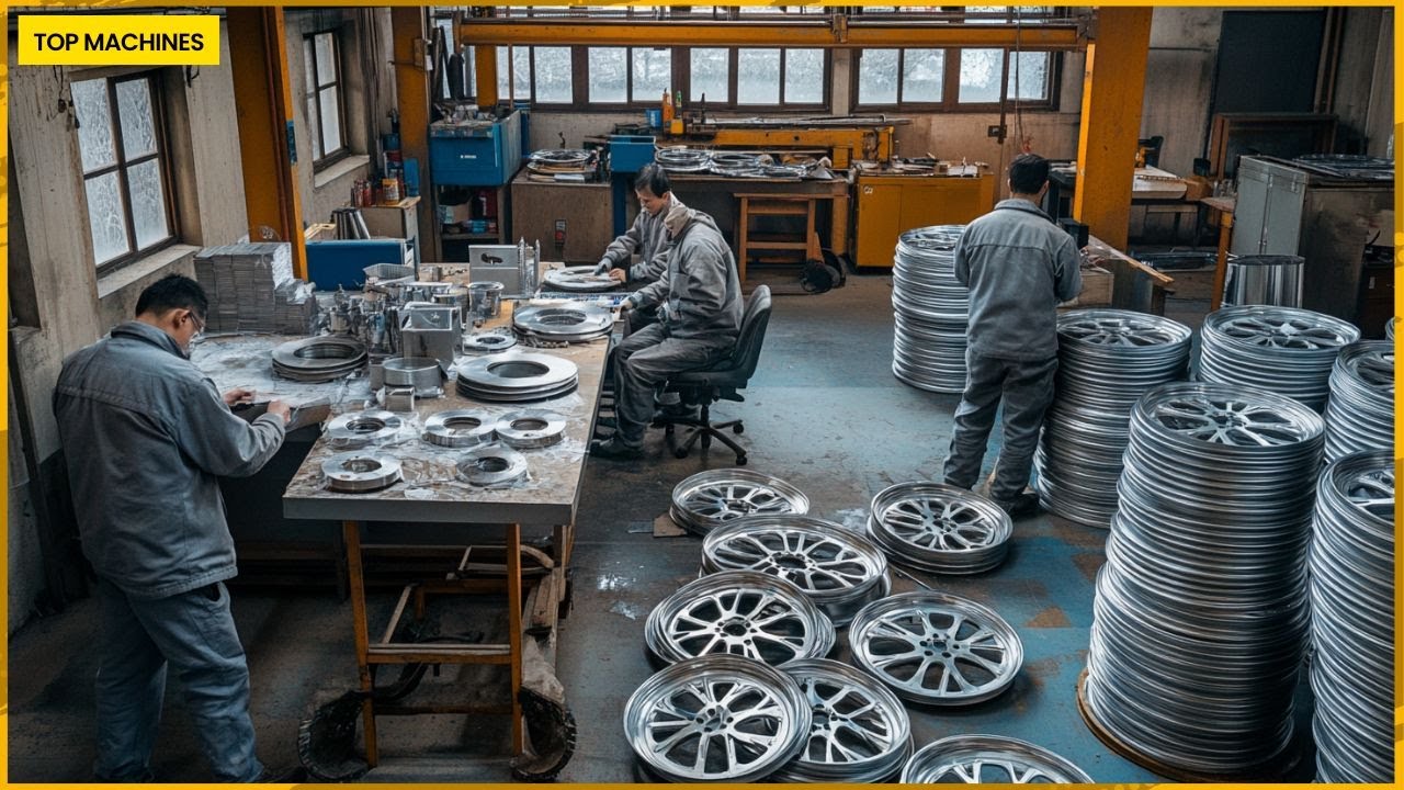 Incredible Steel Wheel Production and Heavy Truck Wheel Manufacturing ...