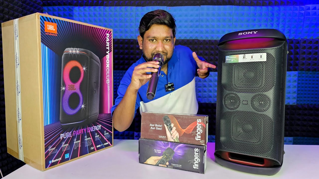 Best Wireless Mic For Party Speaker / Tower Speaker | Fingers Freedom ...