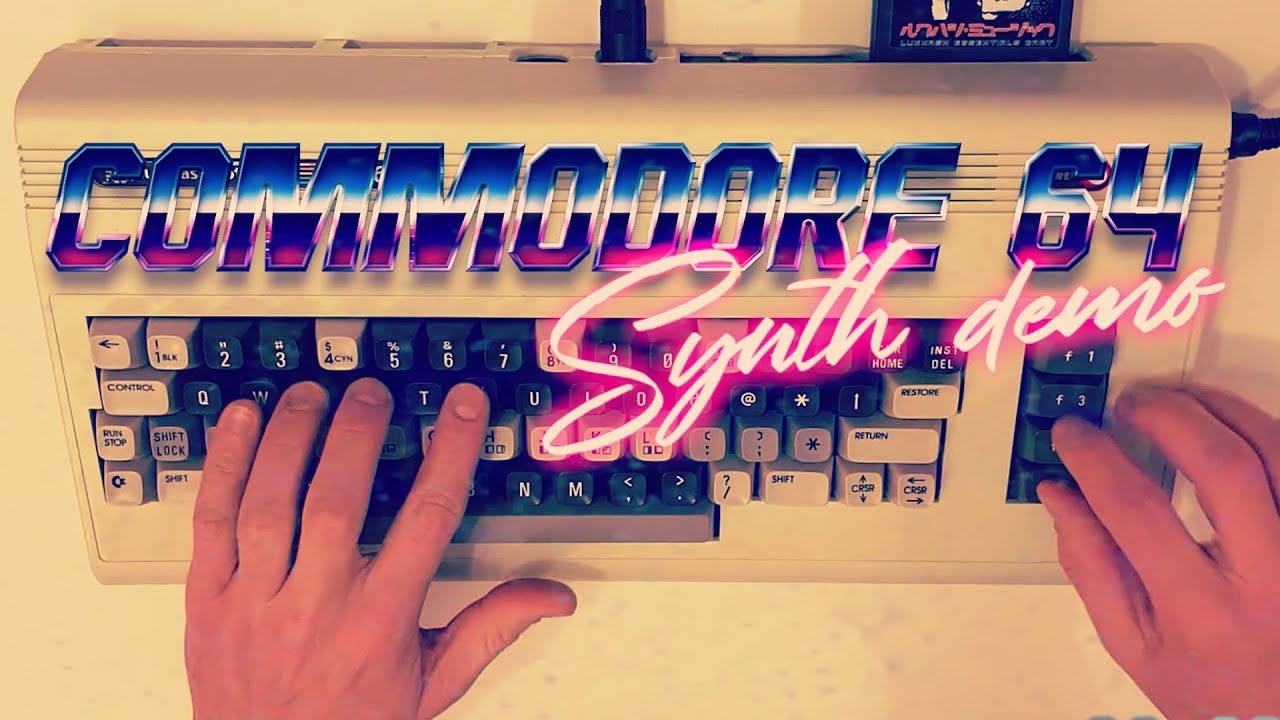Playing COMMODORE 64 as RETRO instrument - C64 SID SYNTH BASS DEMO ...