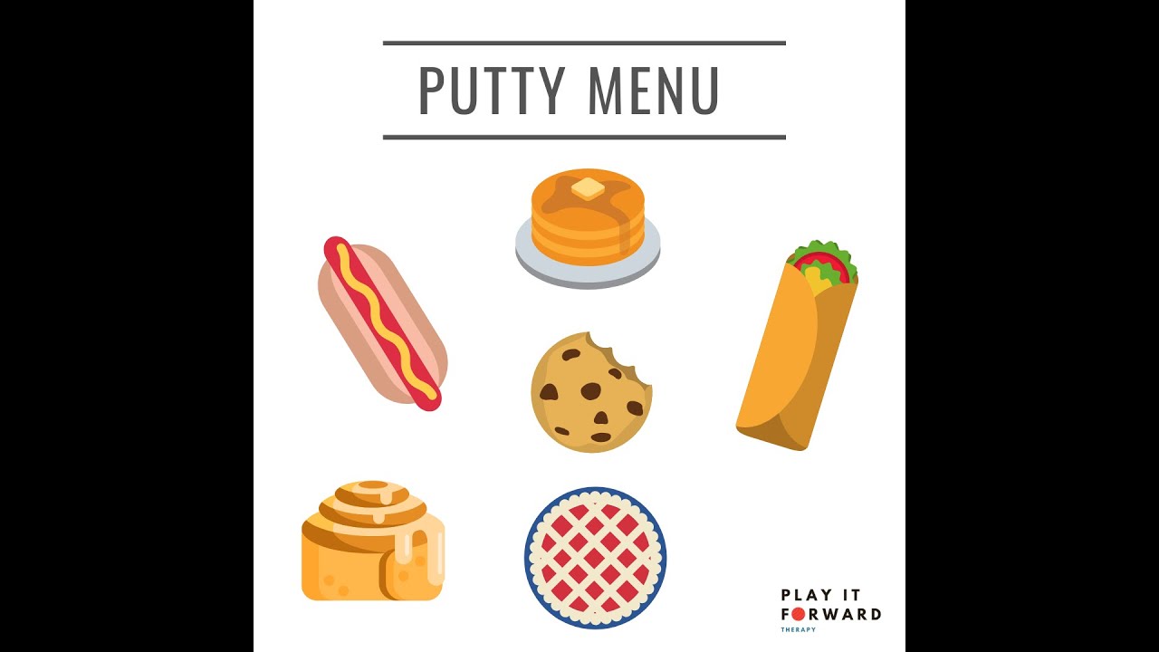 Putty Menu Exercises (2 min 30 sec)- Follow Along - YouTube