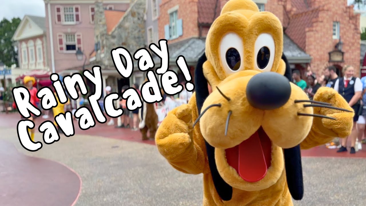 Rainy Day Cavalcade Parade from Walt Disney World Magic Kingdom! 2023 ...