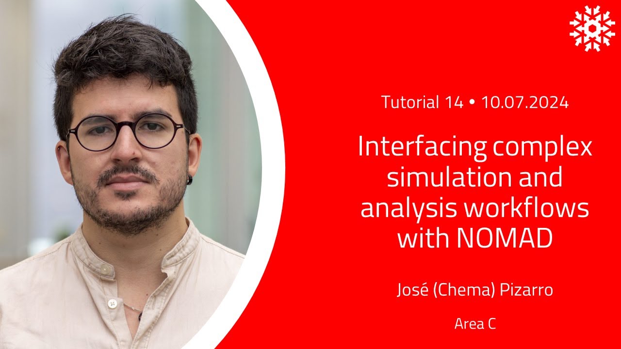 FAIRmat Tutorial 14 Part 5: Interfacing complex simulation and analysis workflows with NOMAD ...