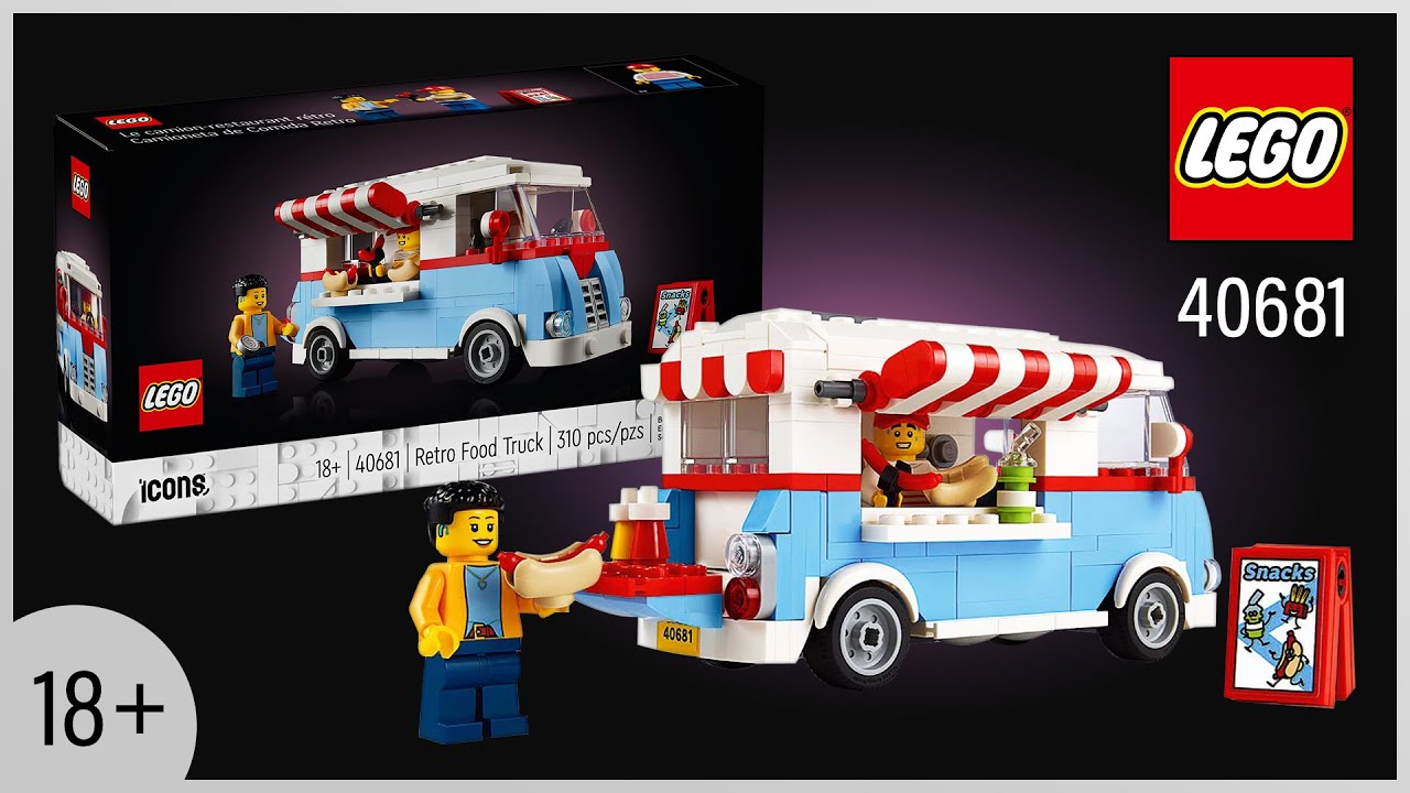 LEGO® Icons Retro Food Truck (40681)[310 pcs] Speed Build ...