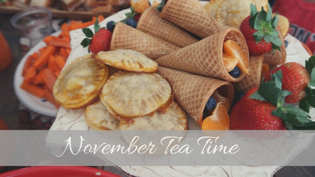 NOVEMBER TEA TIME || THANKSGIVING TREATS - YouTube