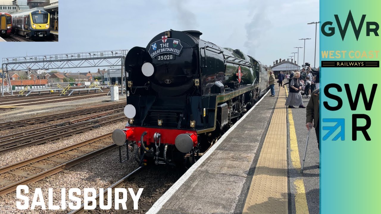 Trains at Salisbury 26/4/25 - YouTube