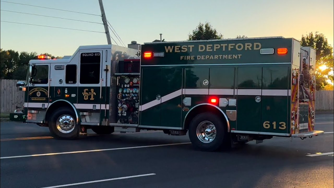 West Deptford Squad 613 Responding - YouTube
