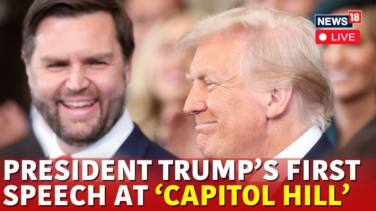 LIVE: Trump First Speech | Capitol Hill Live | Trump Declares Border ...
