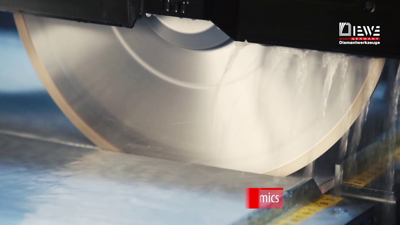 DIEWE diamond cutting disc MasterDrive Perfekt - YouTube