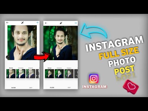 How to post Full size photo on instagram || instagram me full size ...