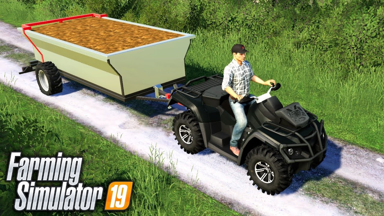 ATV TRAILER - SURPRISINGLY USEFUL! | Farming Simulator 19 - Episode 18 ...