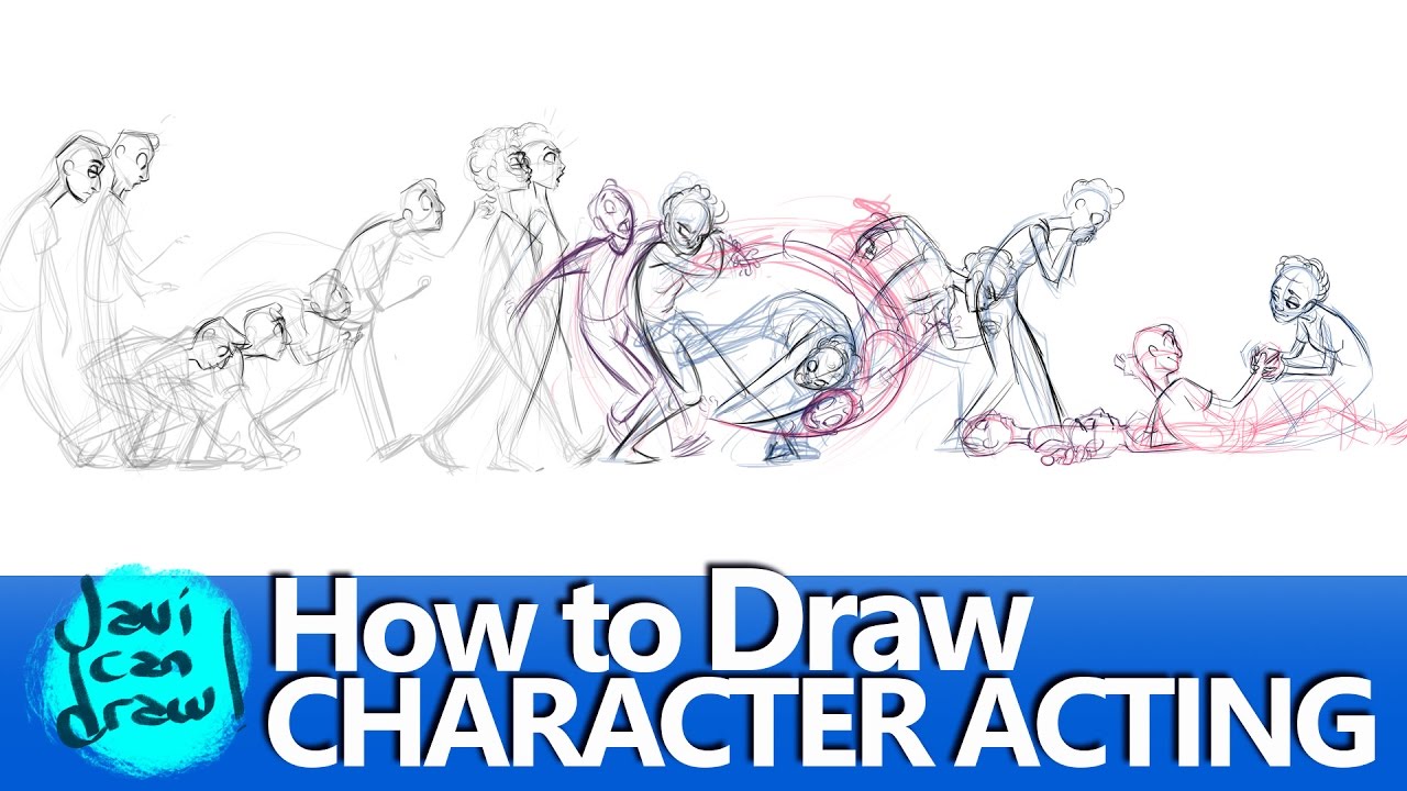 HOW TO DRAW FACIAL EXPRESSIONS IN CHARACTER ACTING - YouTube