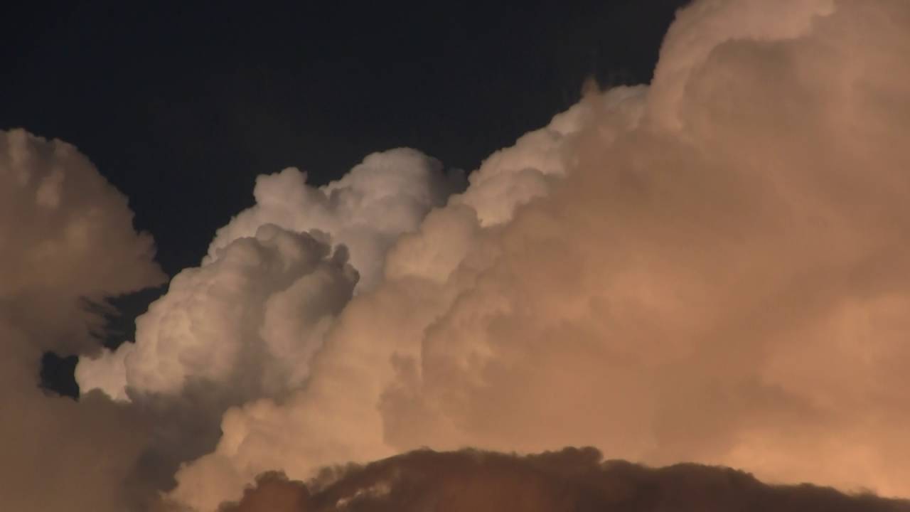 Large Thunderhead Clouds during Summer Storm above Anza-Borrego Badlands - YouTube