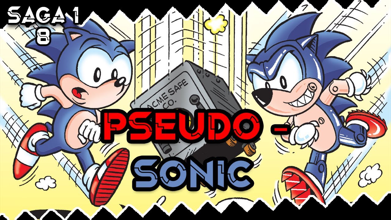 Sonic Archie Comics | VS Pseudo Sonic! 🤖 (8/60) Pre-SGW - YouTube