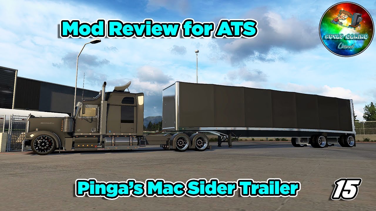 🚚 American Truck Simulator - Pinga’s Mac Sider Trailer review 🚚 - YouTube