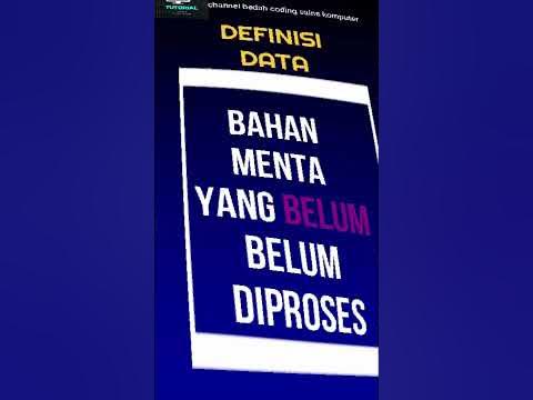 DATA VS MAKLUMAT BEDAH CODING SAINS KOMPUTER_BEDAH CODING SAINS ...