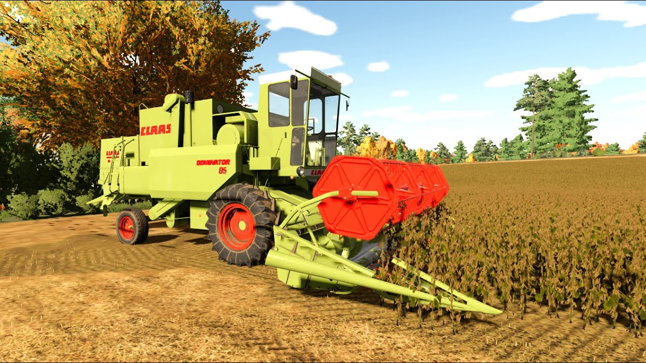 "Wośnice" #44 [S7] FS22 | Kończę Żniwa!! I Minus na Koncie?!? - YouTube