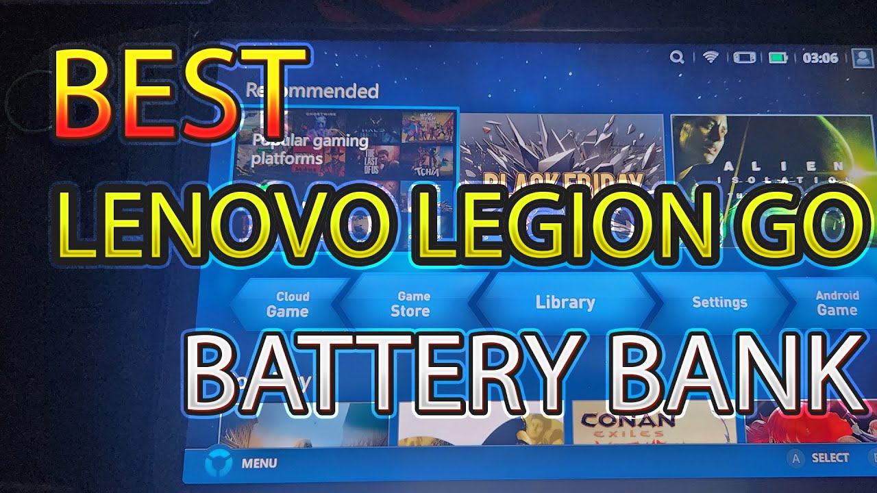 New Lenovo Legion Go Battery - YouTube