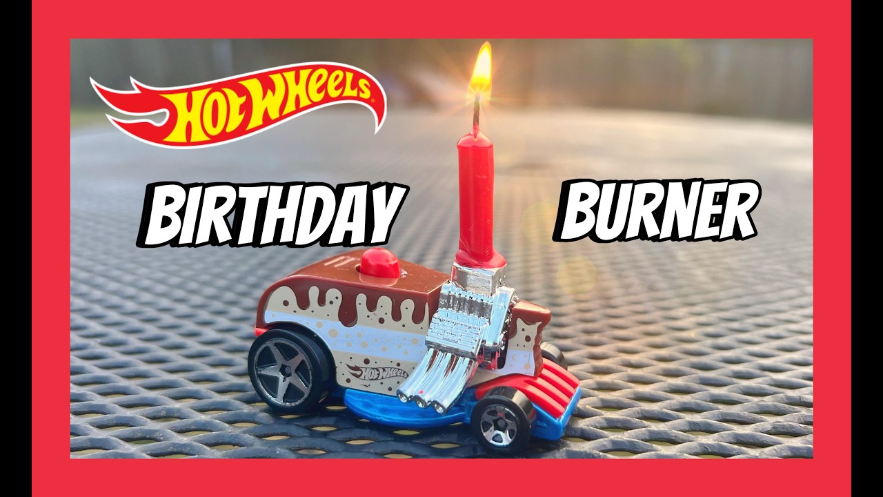 Hot Wheels Birthday Burner -New for 2024 -Unboxing and Review - YouTube