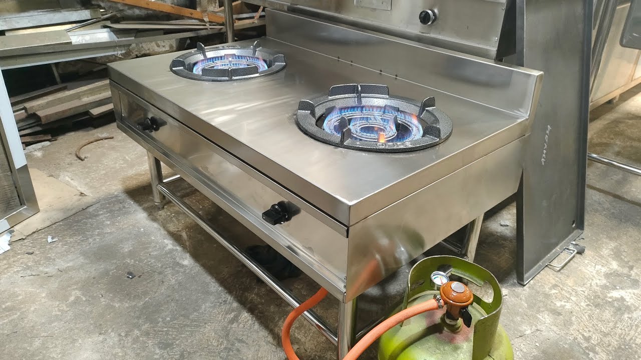kompor api seribu untuk catering restoran dan rumah makan 2 tungku ...